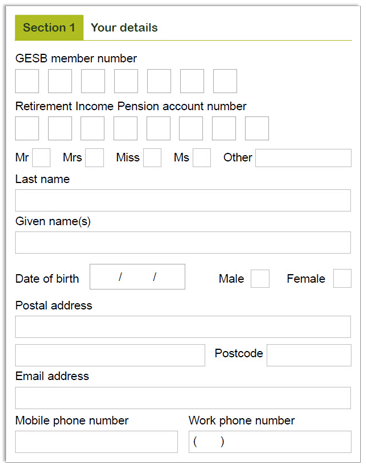 How to make a payment variation - GESB